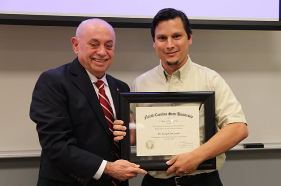 DeCarolis, Genzer receive Alcoa Foundation Engineering Research Awards ... DeCarolis, Genzer receive Alcoa Foundation Engineering Research Awards ...